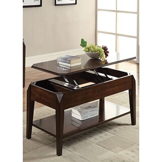 ACME Docila Coffee Table in Walnut - Bed Bath & Beyond - 36095557