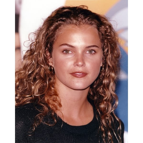 Keri Russell Curly Hair Close Up Portrait Photo Print - Bed Bath ...