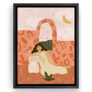 Americanflat - Hour Watch by Alja Horvat Floating Canvas Frame - Modern ...