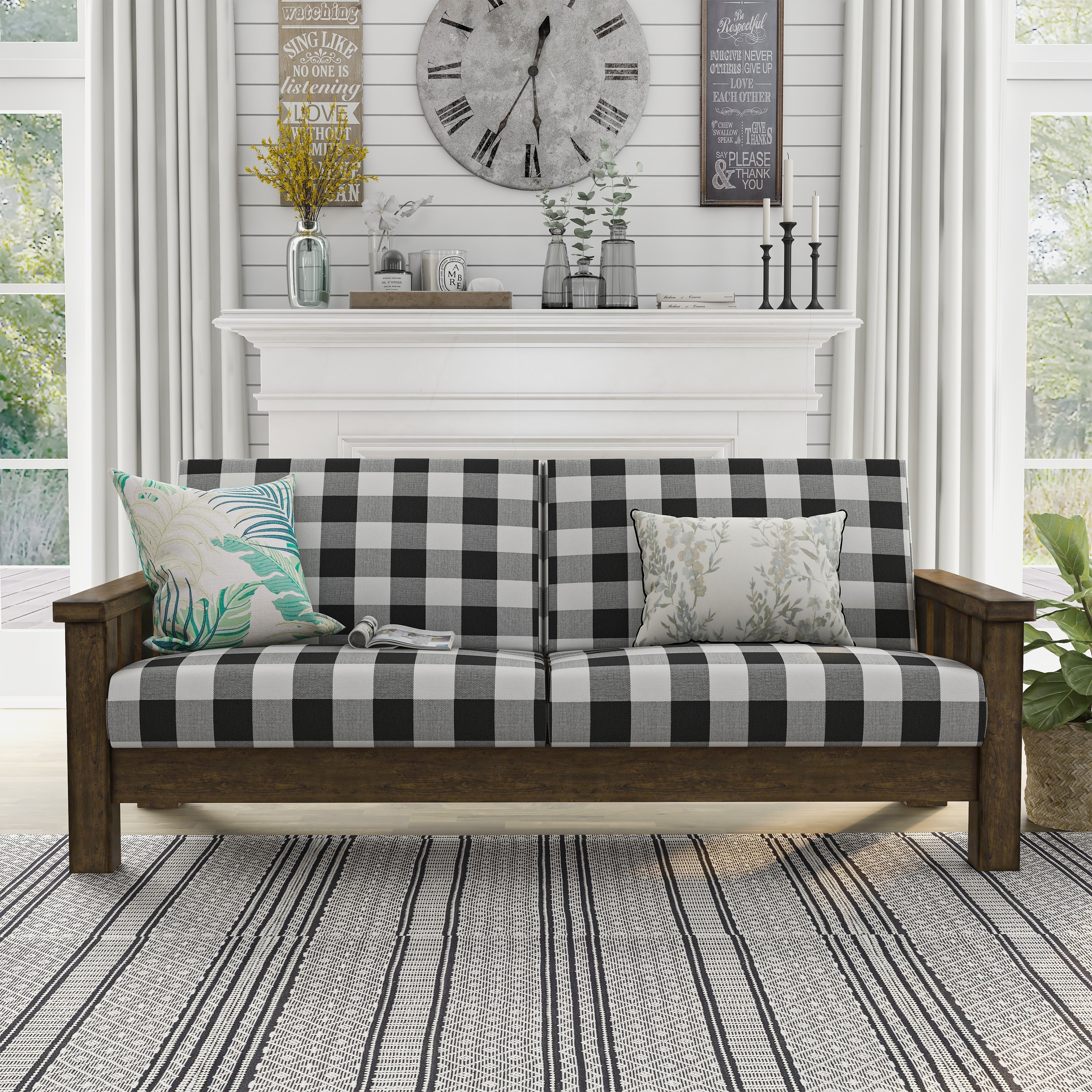 Fabric for wooden sofa store