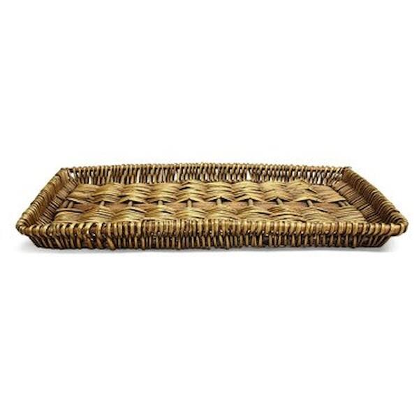 Brown Willow Rectangular Tray - Bed Bath & Beyond - 36882587