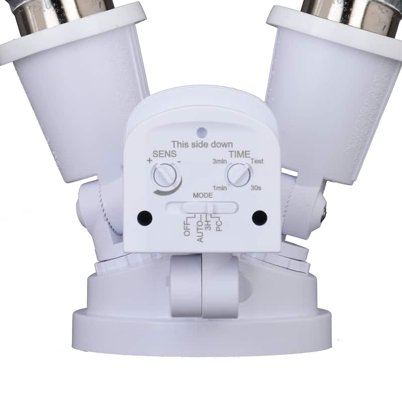 Motion Sensor Dusk to Dawn Outdoor Security Flood Light - 2 Adjustable ...