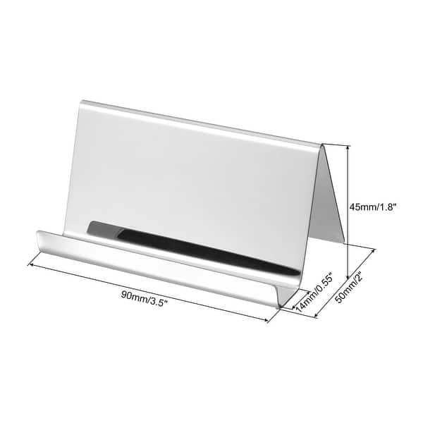 3.5x2x1.8 Inch Business Card Holder Desktop Name Cards Display Stand ...