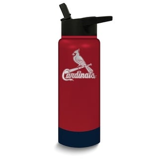 MLB St Louis Cardinals Stainless Steel Silicone Grip 24 Oz. Water ...