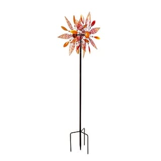 75 in. Filigree Leaves Wind Spinner - Bed Bath & Beyond - 37155579