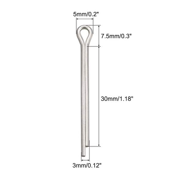 Split Cotter Pins Stainless Steel Clip Fastener Fitting for Automotive ...