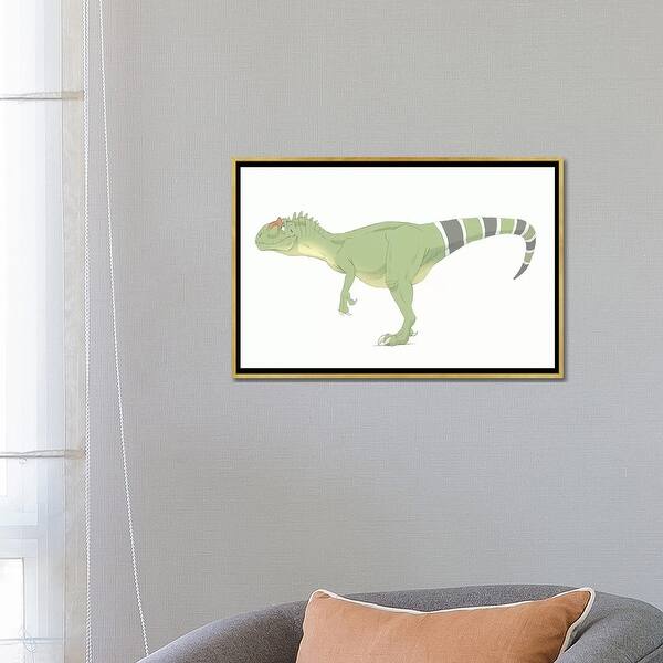 iCanvas "Allosaurus Pencil Drawing With Digital Color" by Alice Turner ...