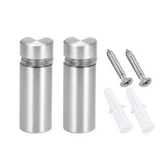 Glass Standoff Mount Solid Stainless Steel Wall Standoff Holder 2 Pcs ...