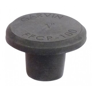 5 Pcs, Flat Floor Conduit Plug, for 1 in. EMT, Black Rubber - Bed Bath ...