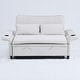 Pull-out Sofa Bed with Adjustable Back and Arm, 2-in-1 Convertible ...