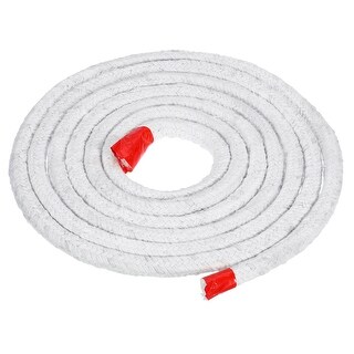 13.12ft x 0.51 inch Ceramic Fiber Rope Square Braided Rope Gasket Seal ...