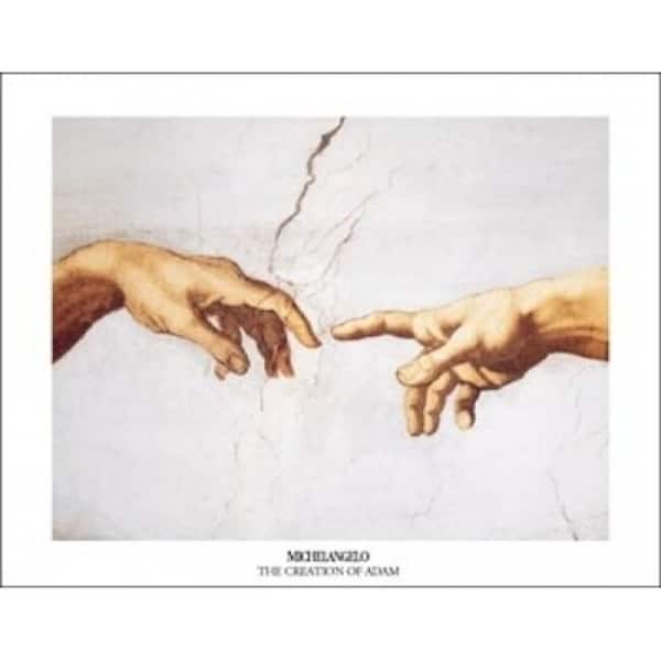 The Creation Of Adam Poster Poster Print By Michelangelo Buonarroti ...