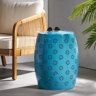 SOLEIL 15" SIDE TABLE -BLUE(Only Including Table) - Bed Bath & Beyond ...