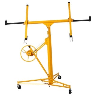 16 FT Drywall Lift, Portable Sheetrock Lift Rolling Panel Hoist Jack ...