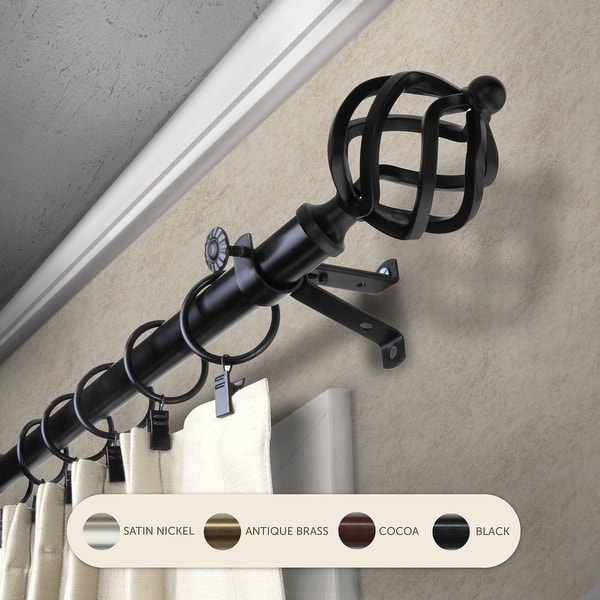 InStyleDesign Torison Adjustable Curtain Rod - Bed Bath & Beyond - 18226432