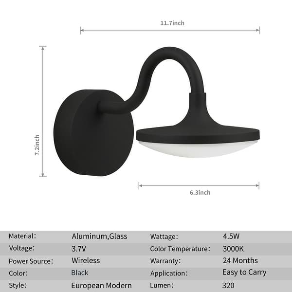 Inowel Wall Light Outdoor LED Lamp Sconce Lantern IP54 10W 900Lm - Bed ...