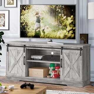 TV Stand for 65 Inch, Media Console with Storage and Shelves, Modern ...