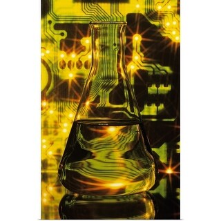 Laboratory flask and circuit board - Multi - Bed Bath & Beyond - 16446192