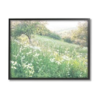 Stupell Spring Meadow Grassland Field Framed Giclee Art by Leah ...