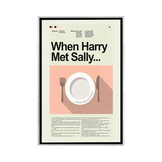 iCanvas "When Harry Met Sally" by Prints and Giggles by Erin Hagerman ...
