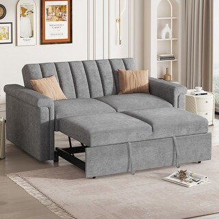 2-in-1 Sofa Bed Convertible Soft Cushion Sofa Pull Bed ,Sleeper Sofa ...
