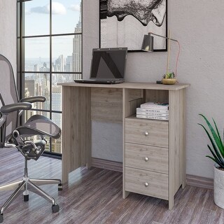 Antara Computer Desk with Open Storage Shelf and 3-Drawers,can be used ...