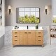 Palos Bath Vanity with Grain Composite Stone Top without Mirror - Bed ...