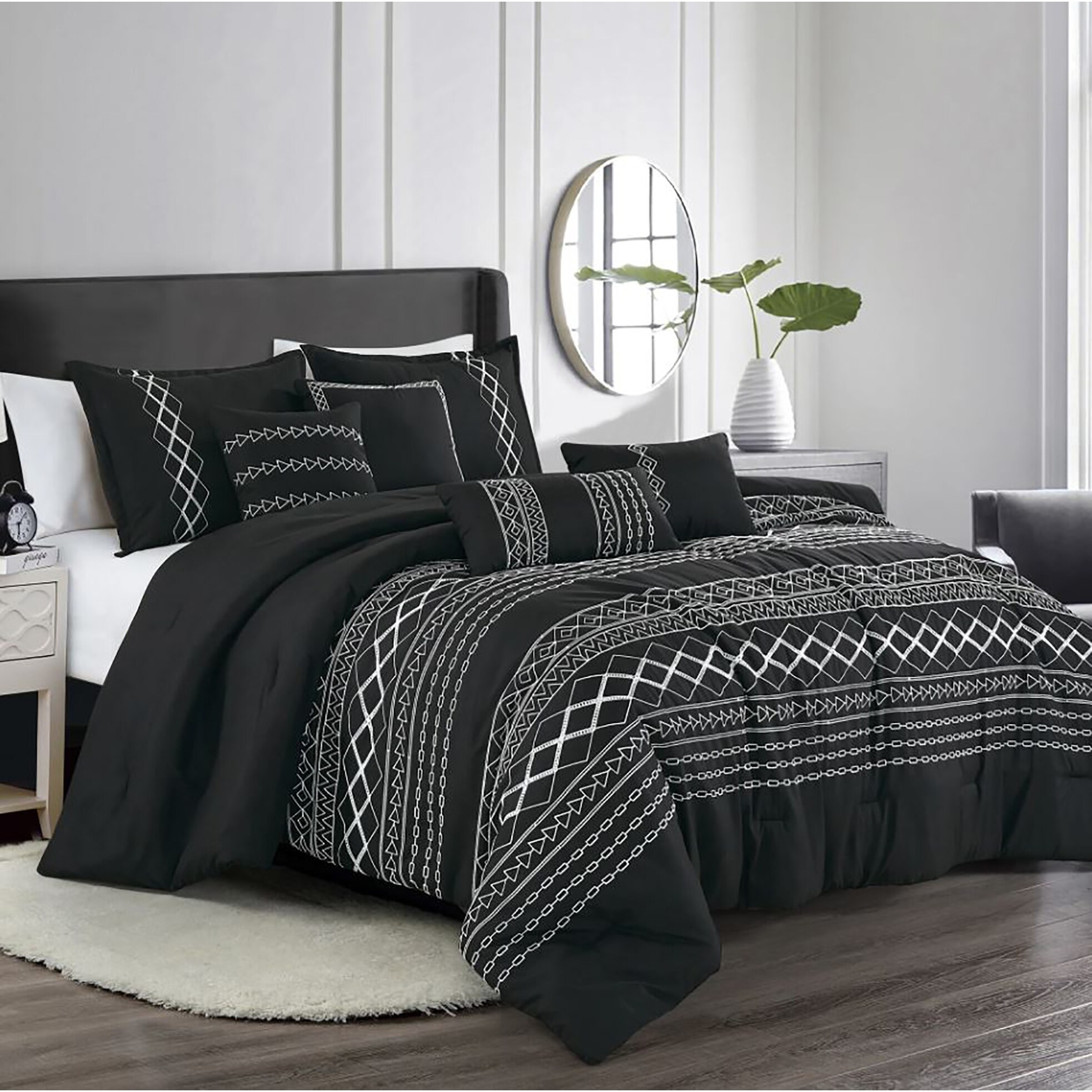Black Glam Bedding - Bed Bath & Beyond