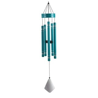 Q-Max 36" Long Tuned Traditional Turquoise Wind Chime - Bed Bath ...