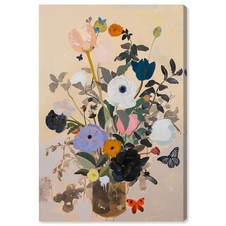 Pick Me Up Flowers Canvas Vibrant Florals by Art Remedy - Bed Bath ...