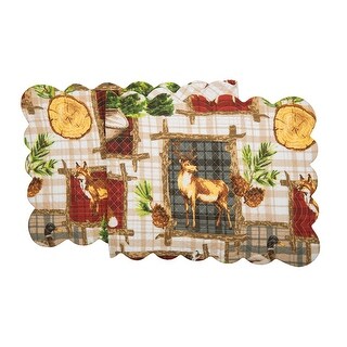 51" x 14" Bryson Retreat Woven Reversible Rustic Lodge Table Runner ...
