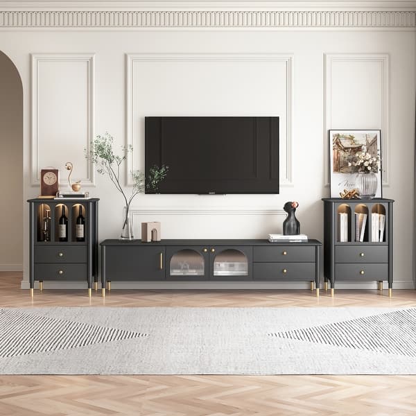 JASIWAY Modern Light Luxury TV Stand - Bed Bath & Beyond - 37009581