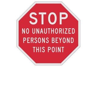 Lyle Rflct No Trespassing Stop Sign,12x12in ST-037-12HA - 1 Each - 12 ...