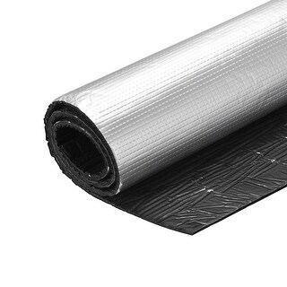 Insulation Sheet 1mx0.5mx5mm Adhesive Thermal Barrier Roof Wall HVAC ...
