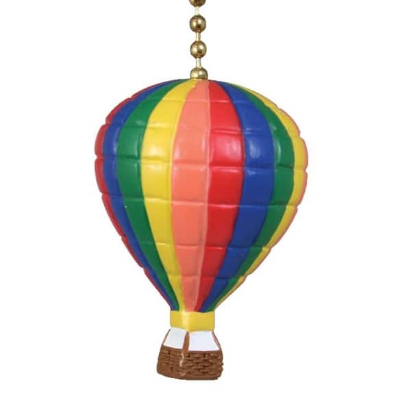 Hot Air Balloon Blue Green Yellow Red Ceiling Fan or Light Pull - Bed ...