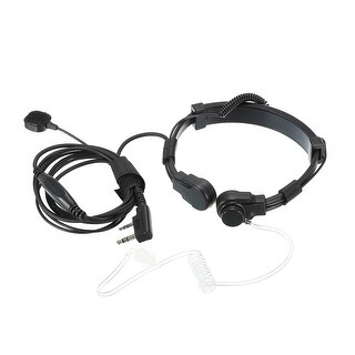 Overhead Headset with Microphone for Walkie Talkie, Two Way Radio ...