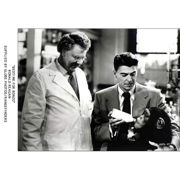 Ronald Reagan in Bedtime for Bonzo Photo Print - Bed Bath & Beyond ...