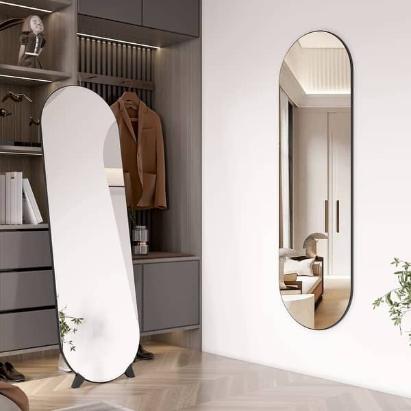 standing mirror oval