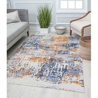 Preston Soft Touch Hi Low Vintage Transitional Area Rug by Rugs America ...