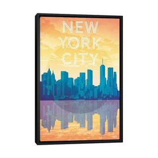 iCanvas "USA-New York City" by Missy Ames Framed - Bed Bath & Beyond ...