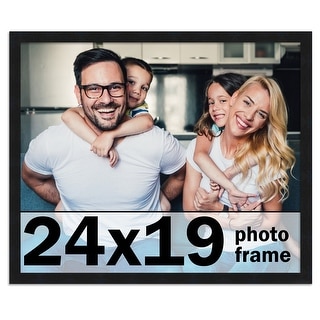 24x19 Frame Black Picture Frame - Complete Modern Photo Frame Includes ...