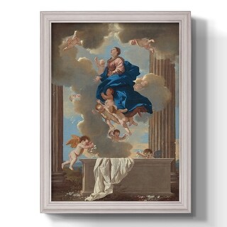 The Assumption of The Virgin Premium Framed Canvas- Ready to Hang - Bed ...