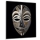 Designart "Ethnical Traditional African Mask XII" African Tribal Metal ...