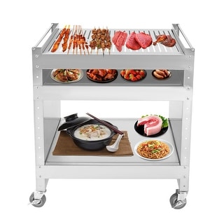3-Tier Stainless Steel Mobile BBQ Trolley - Bed Bath & Beyond - 42128417