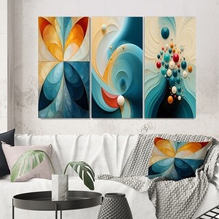 Designart "Contemplating Divinity Circular Harmony I" Modern Geometric ...