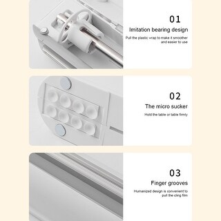 Wall Mounted Metal Sucking Disc Preservative Film Cutter Manual ...