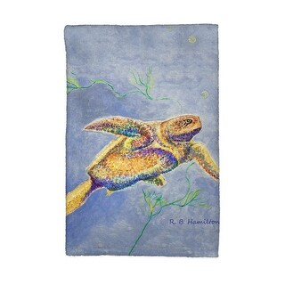 Pointillist Sea Turtle Kitchen Towel - 16x25 - Bed Bath & Beyond - 40857066