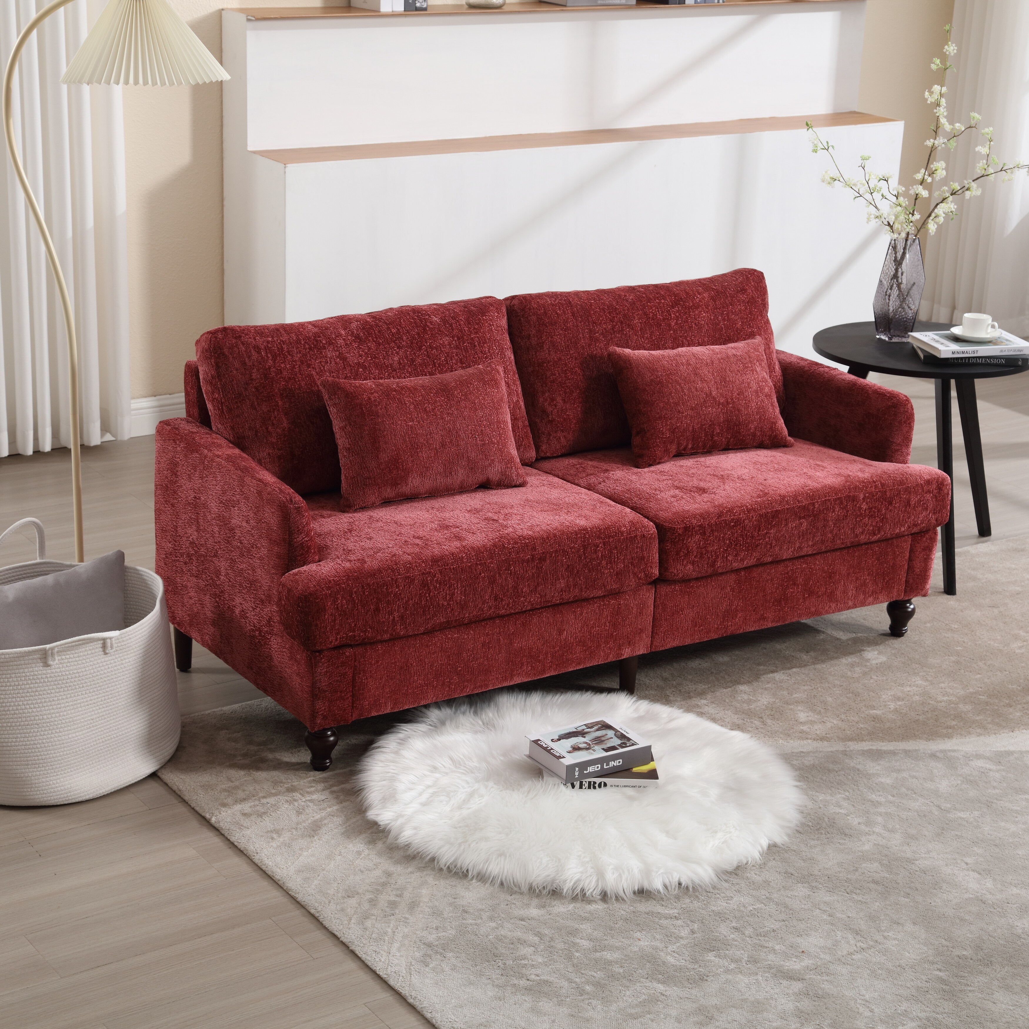 Red colour sofa set store