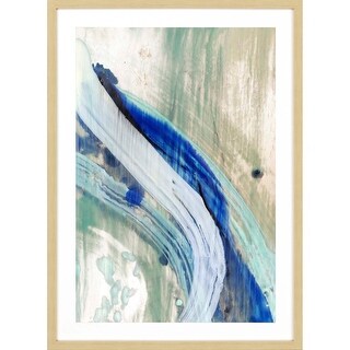 Whitewater I Framed Art Exclusive Giclee Under Glass - Blue - Bed Bath ...