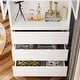 Modular Buffet and Display Cabinet - Modular Design in Pristine White ...